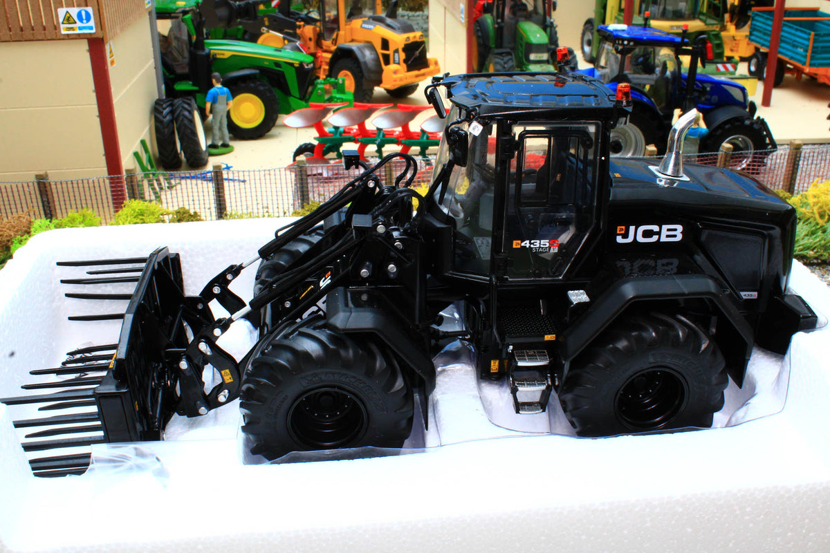 AT3200183 AT Collections 1:32 Scale JCB 435S Stage V Black Edition Agr – Brushwood Toys