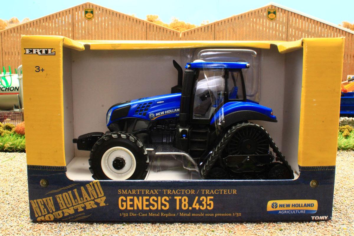 ERT13897 Ertl 1:32 Scale New Holland Genesis T8.435 SmartTrax Tractor – Brushwood Toys
