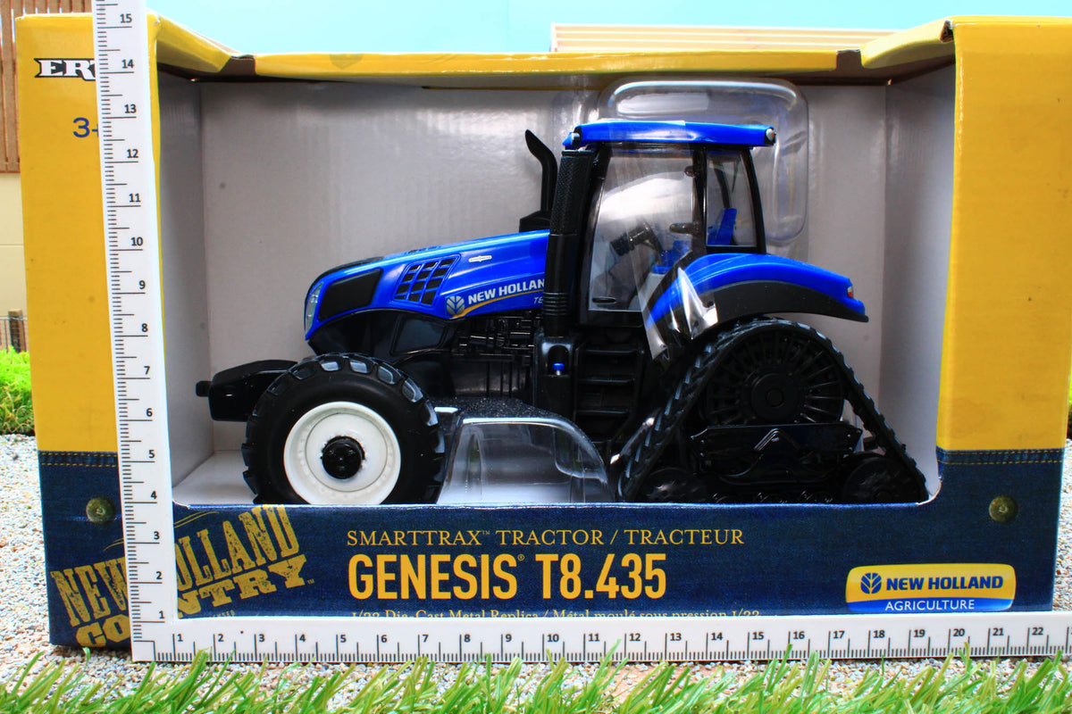ERT13944 Ertl 1:32 Scale New Holland T8.435 Genesis SmartTrax Tractor – Brushwood Toys