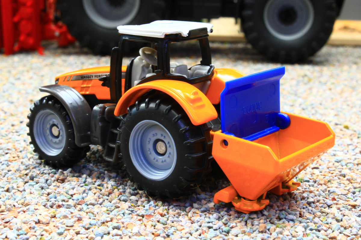 1563 Siku Small Scale Massey Ferguson Municiple 4WD Tractor with Salt ...