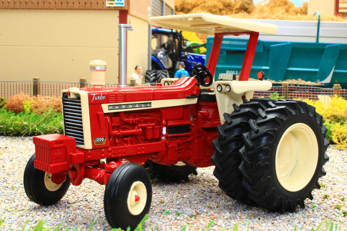 43363 Britains 1:32 Scale IH Farmall 1206 2WD Tractor with Duals Limit ...