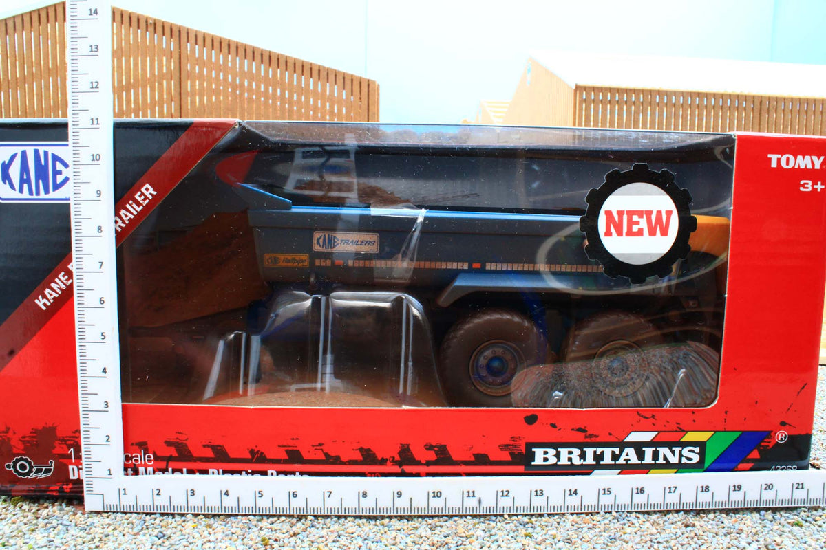 43368(W) Weathered Britains Kane Twin-Axle Dump Trailer DIRTY VERSION ...