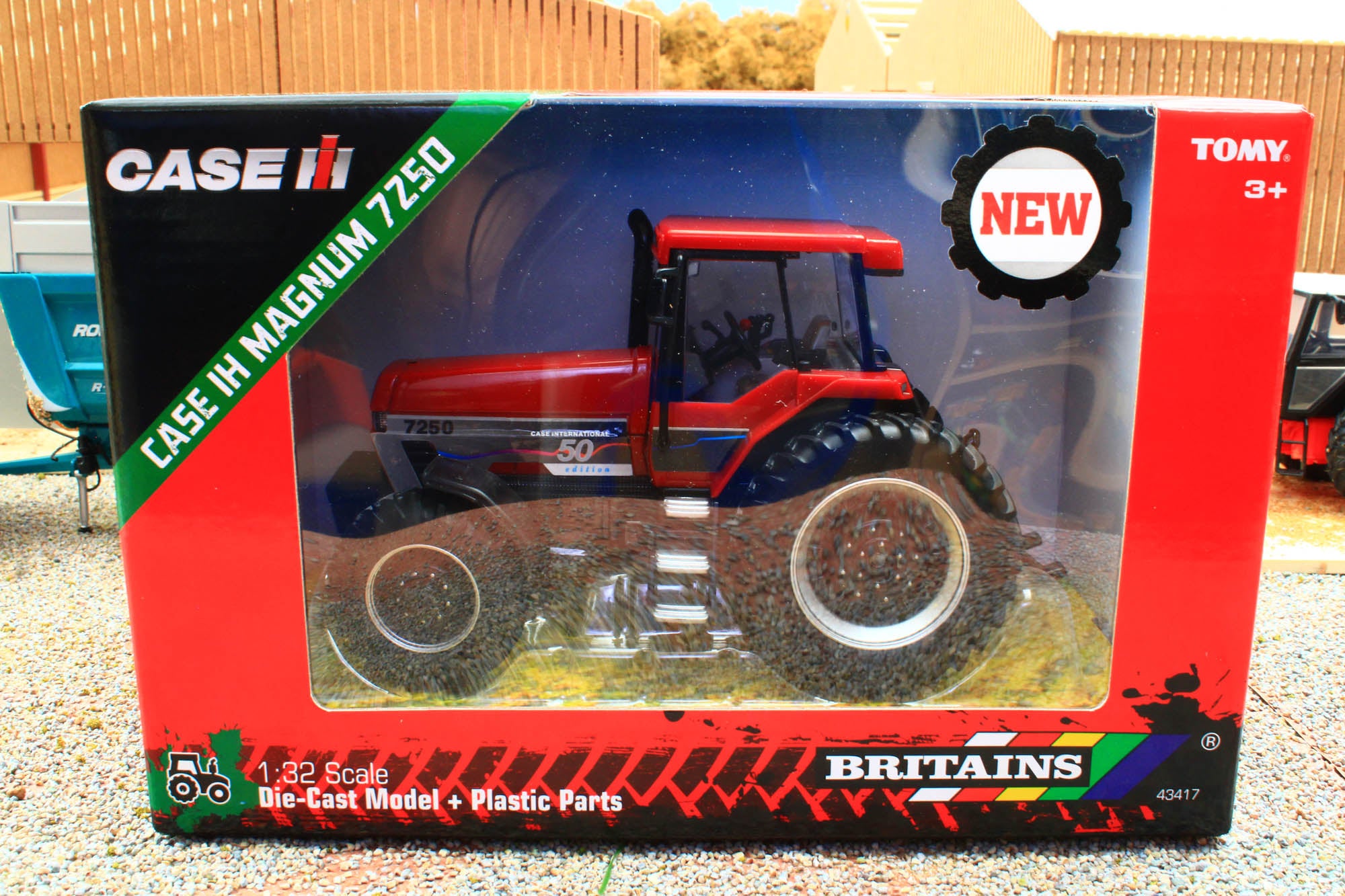 43417AN Britains Case IH Magnum 7250 1:32 Scale 50th Anniversary Limit ...