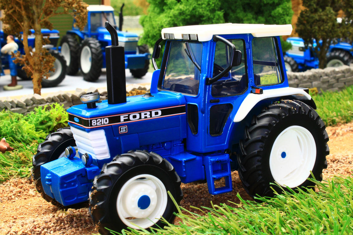 43418 Britains Ford 8210 4WD Tractor with Super Q Cab – Brushwood Toys