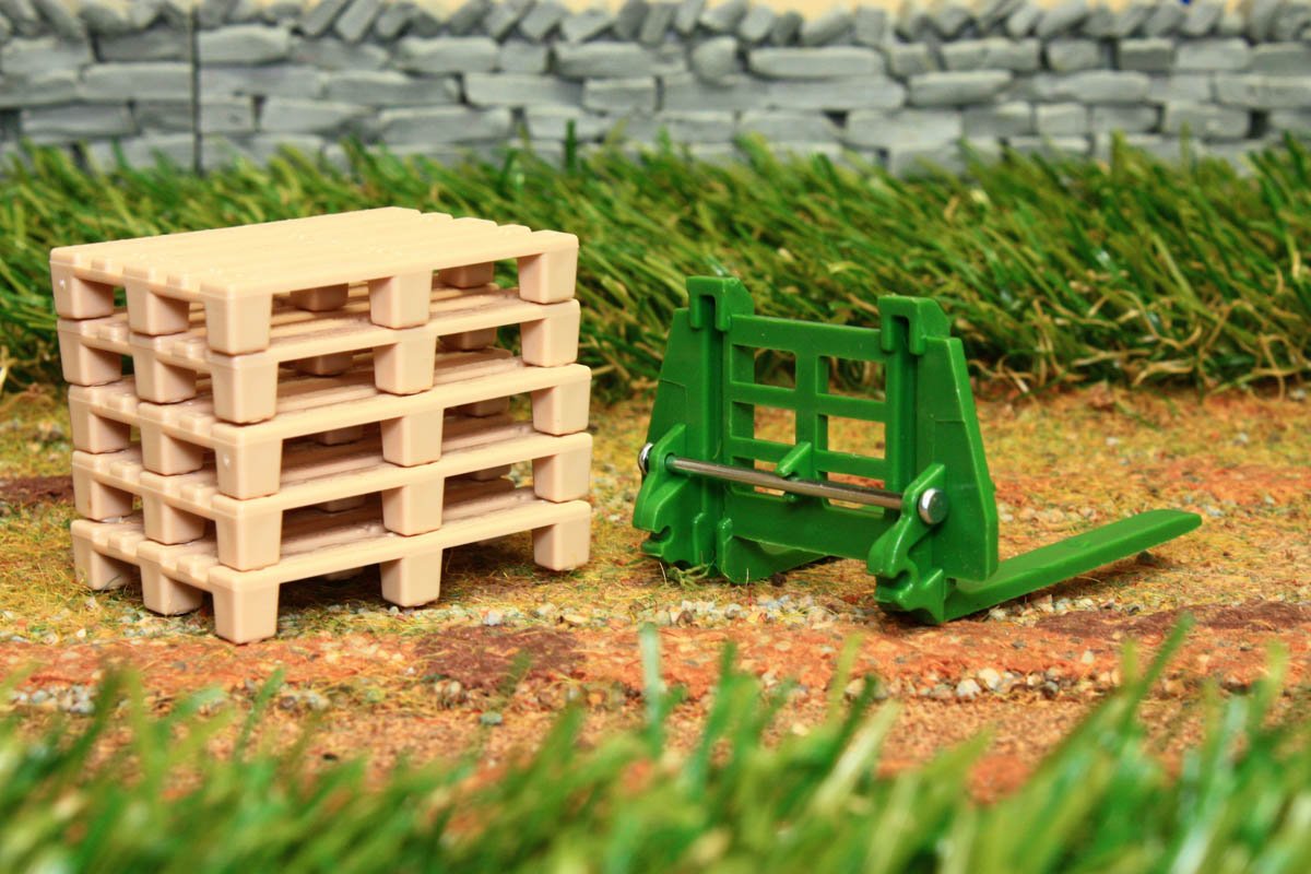 7002 Siku Pallet Fork Set for Radio Control Tractor with Front Loader ...