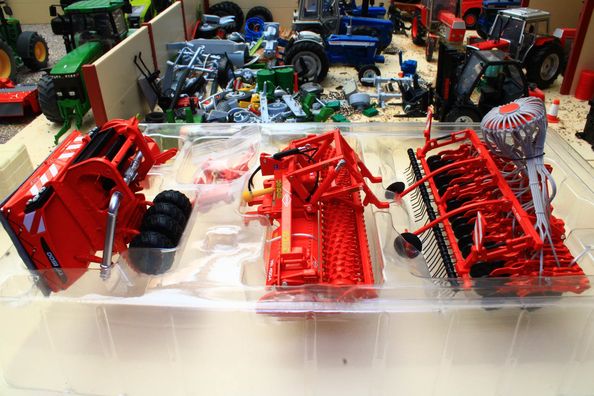 Broken REP076 Kuhn One-Pass BTF 4000+HR4004+FT1500 Combination Drill d ...