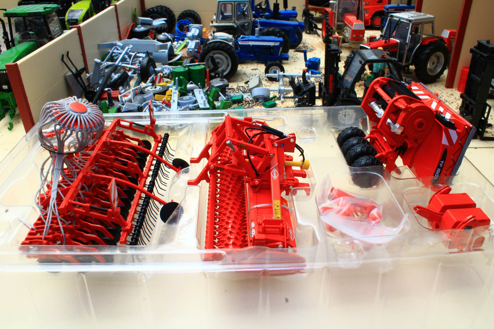 Broken REP076 Kuhn One-Pass BTF 4000+HR4004+FT1500 Combination Drill d ...