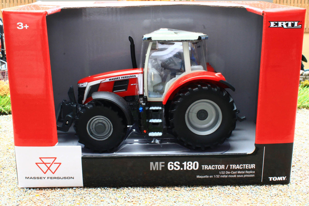 ERT16447 Ertl 1:32 Scale Massey Ferguson 6S.180 TR 4WD Tractor – Brushwood Toys