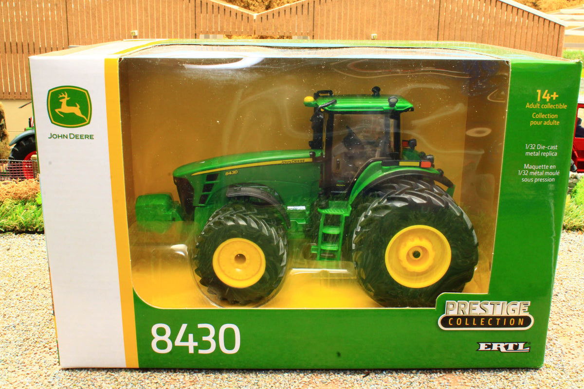 ERT45868 Ertl 1:32 Scale John Deere 8430 4WD Tractor on Duals PRESTIGE ...