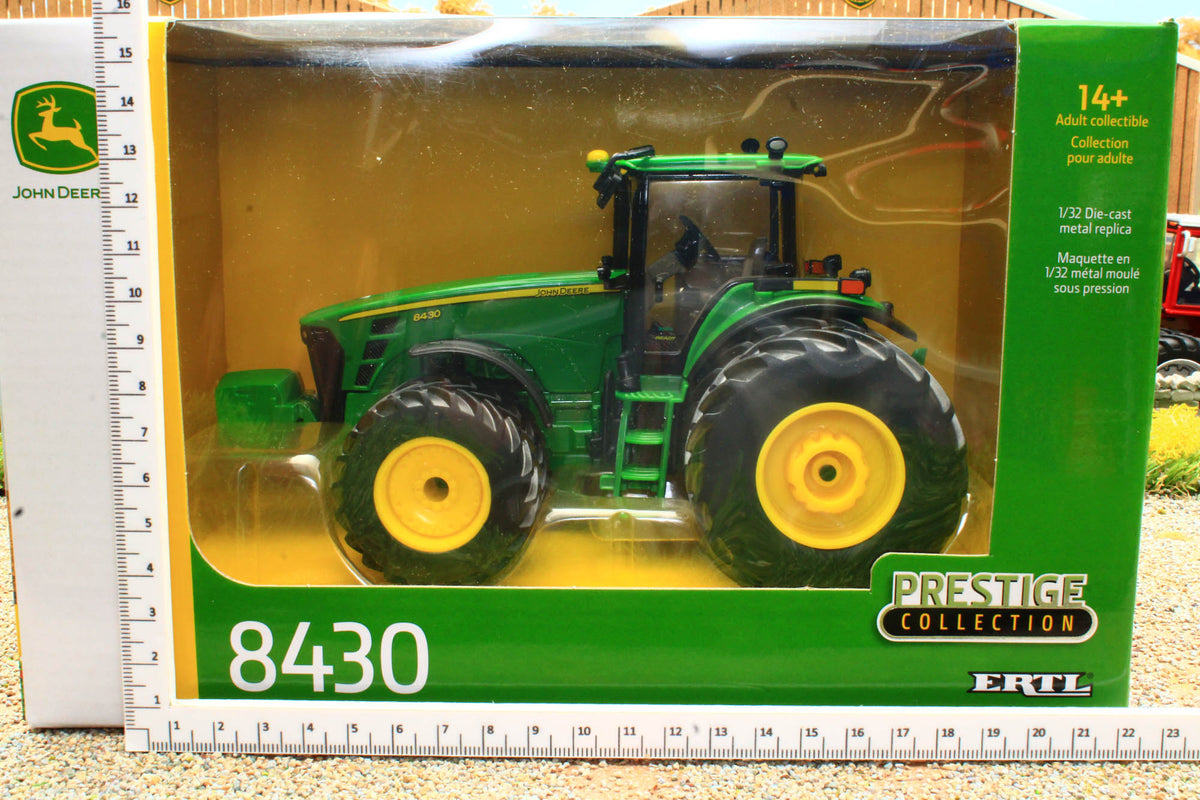 ERT45868 Ertl 1:32 Scale John Deere 8430 4WD Tractor on Duals PRESTIGE ...