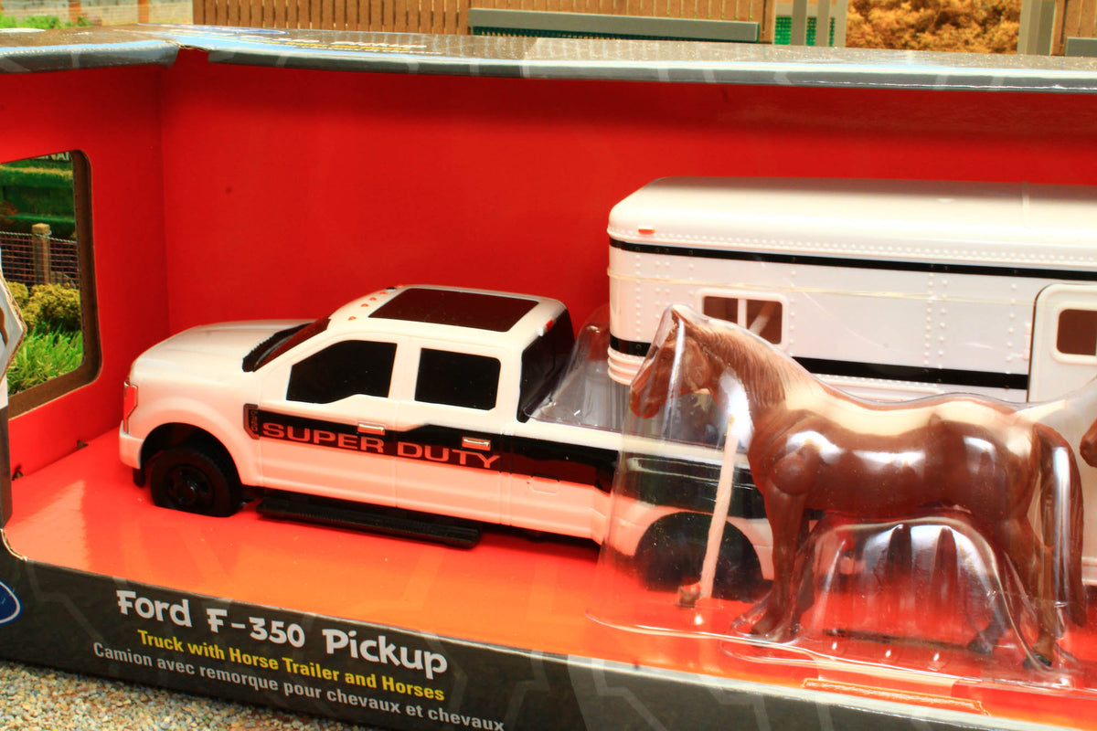 ERT46800 Ertl 1:32 Scale Ford F350 Super Duty Pickup Truck with Goosen ...