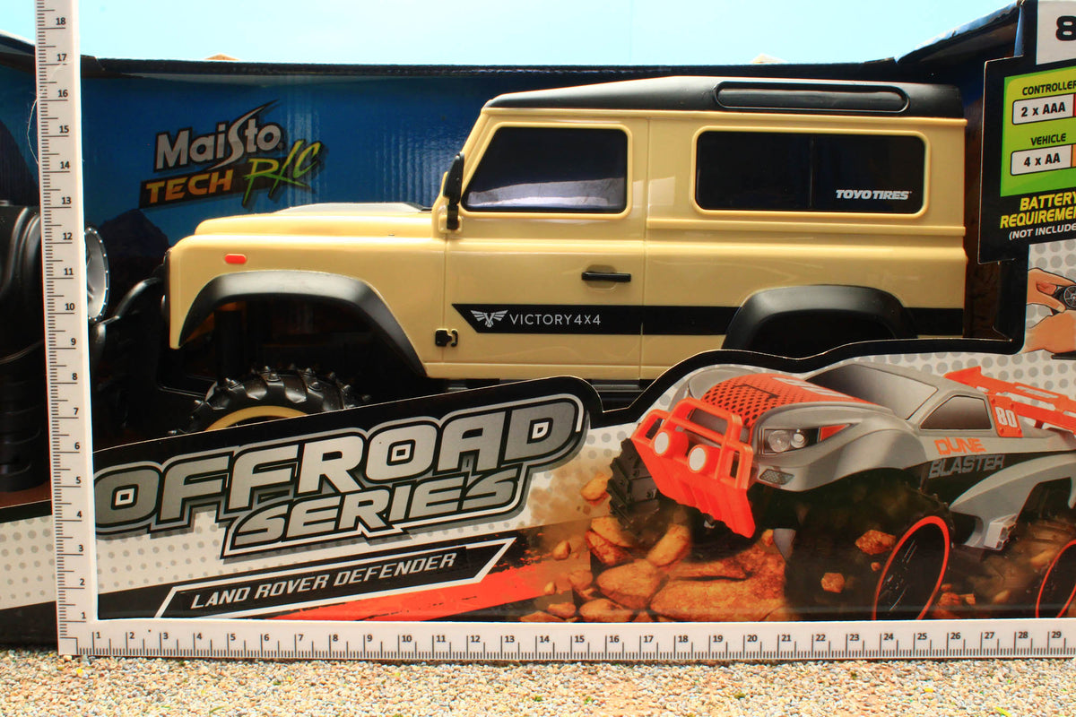 MAI82705C Maisto 1:16th Scale Radio Controlled Land Rover Defender ...