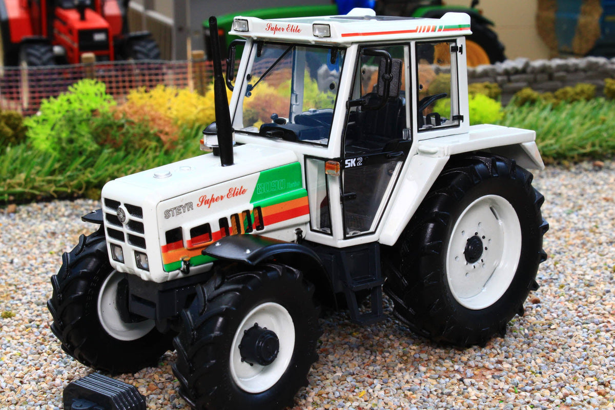 MM2314 Marge Models 1:32 Scale Steyr 8090 Super Elite 4WD Tractor Limi ...