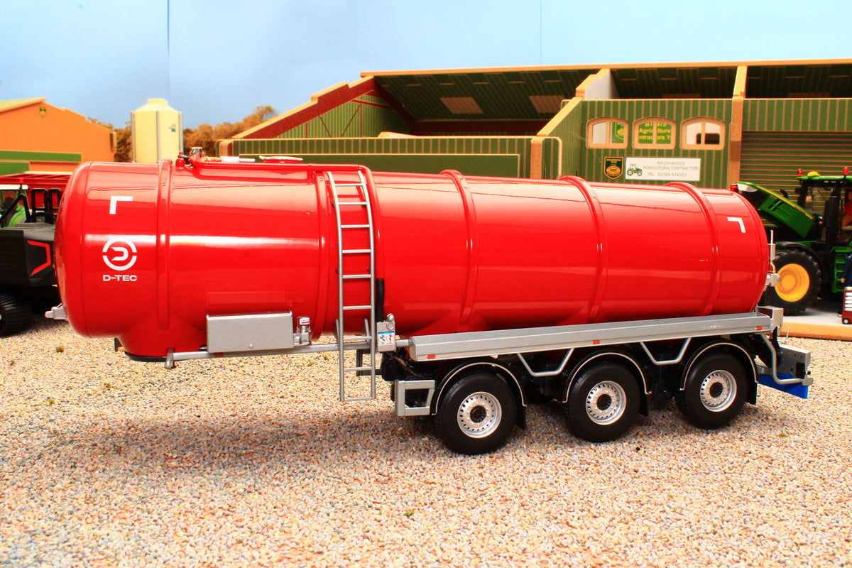 MM2326-01 Marge Models 1:32 Scale D-Tec Tanker Lorry Trailer in Red ...