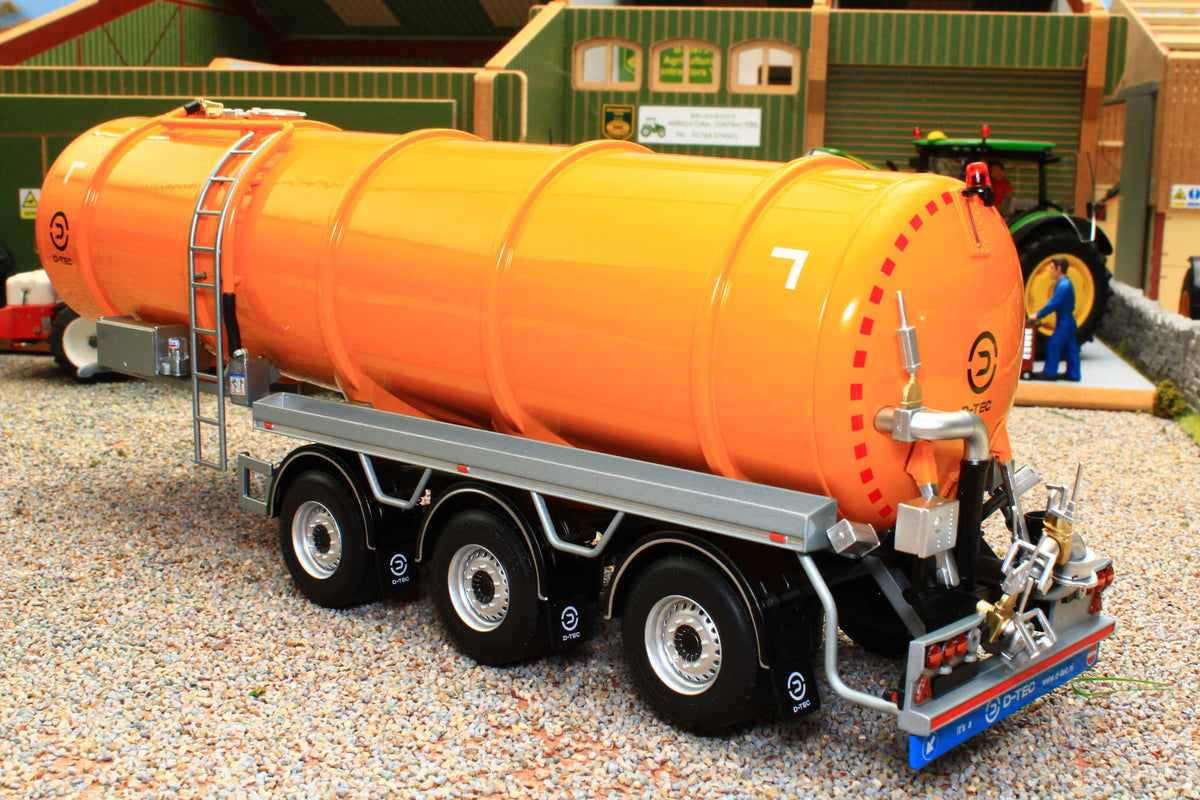 MM2326-02 Marge Models 1:32 Scale D-Tec Tanker Lorry Trailer in Yellow ...