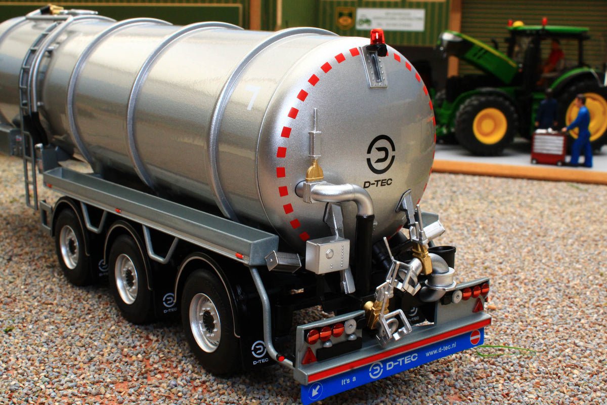 MM2326-03 Marge Models 1:32 Scale D-Tec Tanker Lorry Trailer in Silver ...