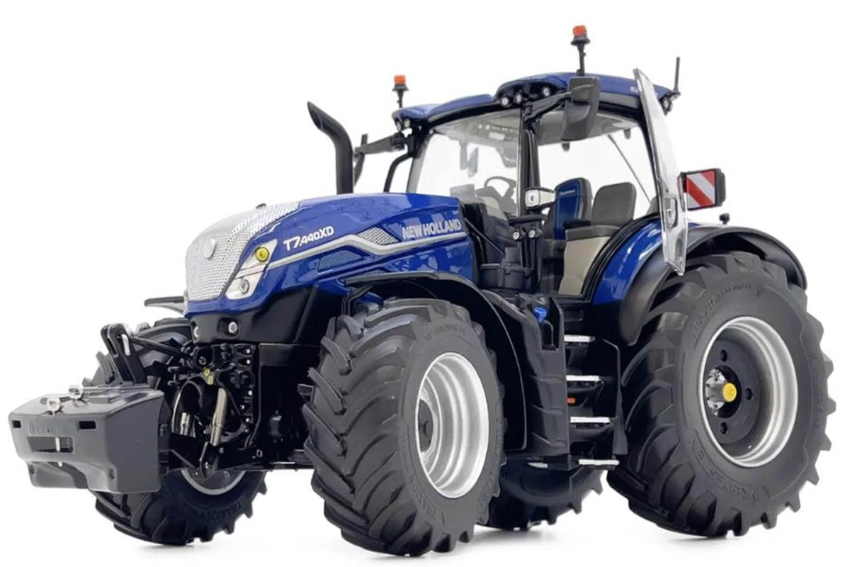 MM2518 Marge Models 1:32 Scale New Holland T7.440 XD Blue Power 4WD Tr ...