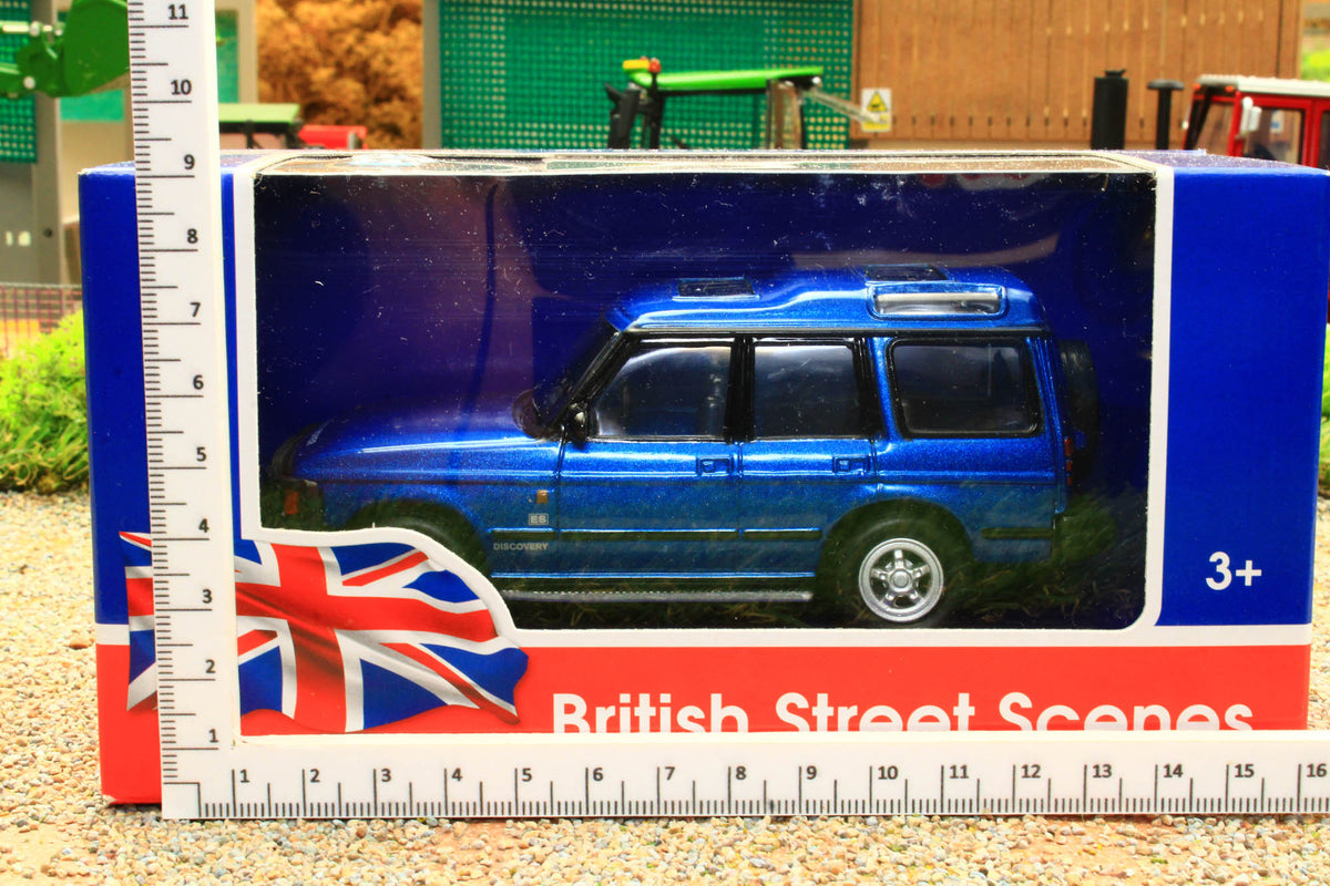 MMX60182B Richmond Toys 1:50 Scale Land Rover Discovery in Metallic Bl ...