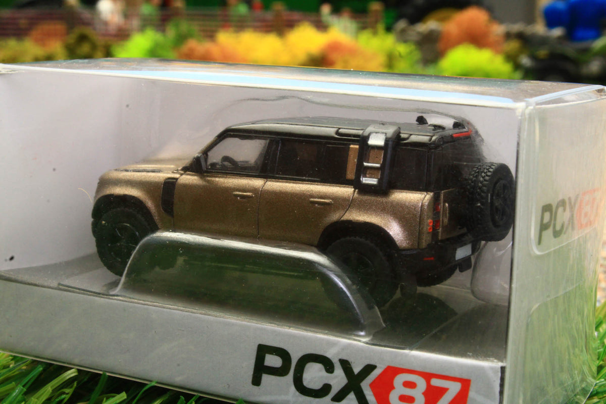 PCX870390 IXO 1:87 Scale New Land Rover Defender 110 In Metallic Brown ...