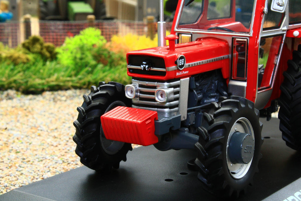 REP513 Massey Ferguson 188 4x4 tractor with Cab – Brushwood Toys