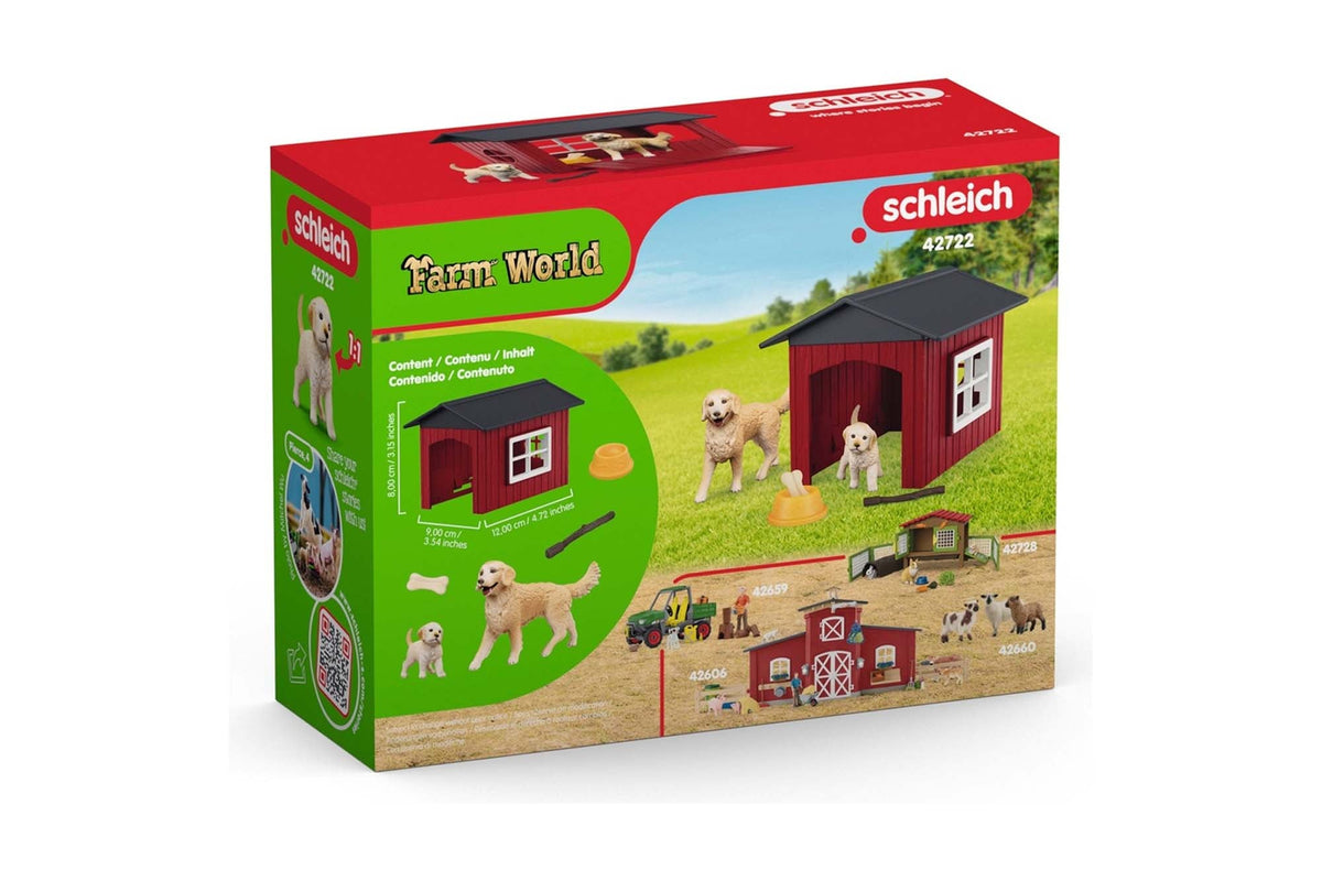 SL42722 Schleich Dog Kennel – Brushwood Toys
