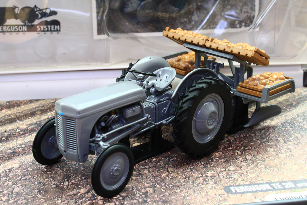 UH7127 Universal Hobbies Ferguson TE20 Tractor with Ferguson Potato Pl ...