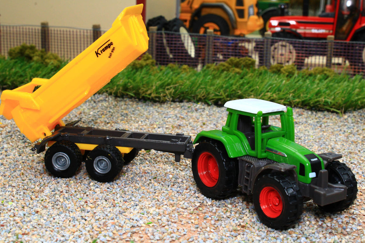 1605 Siku 1:87 Scale Fendt Tractor with Krampe Tipping Trailer ...