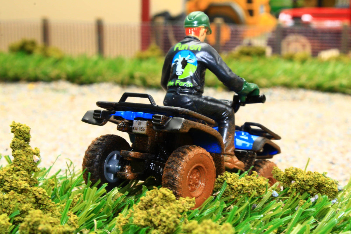 3054 Siku 1:32 Scale Farm Quad Bike with Driver (Muddy) – Brushwood Toys