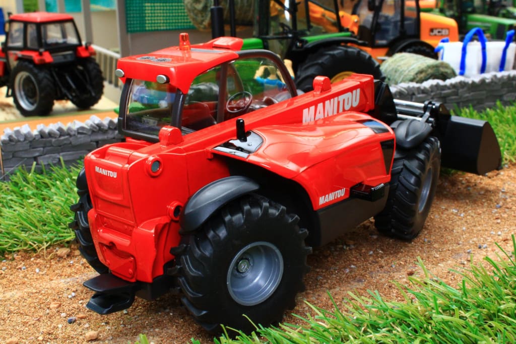 3067 Siku Manitou MLT840 Telehandler with bucket – Brushwood Toys