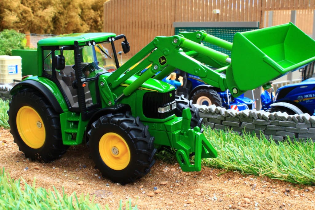 3652 Siku John Deere 6820 4WD Tractor with front end loader – Brushwood ...