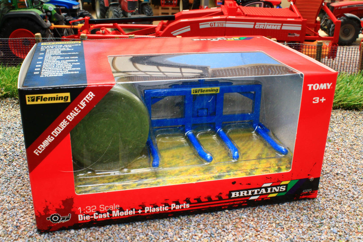 43265 Britains Flemming Double Bale Lifter – Brushwood Toys