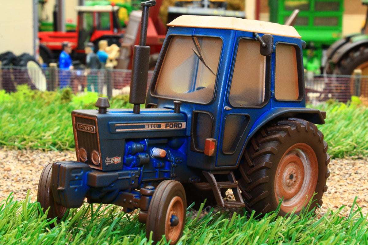 43308(w) Weathered Britains Ford 6600 2WD Tractor DIRTY EFFECT ...