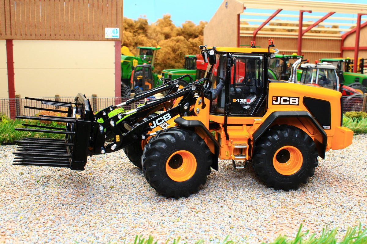 AT3200180 AT Collections JCB 435S Stage V Agri Wheel Loader with Grass ...