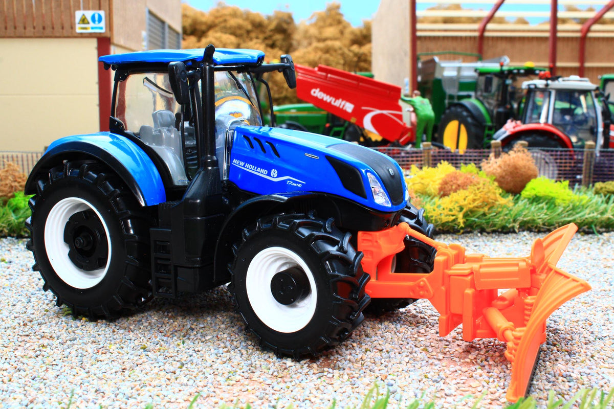 BUR44081 BURAGO 1:32 Scale New Holland T7.315 Tractor with Front Mount# ...