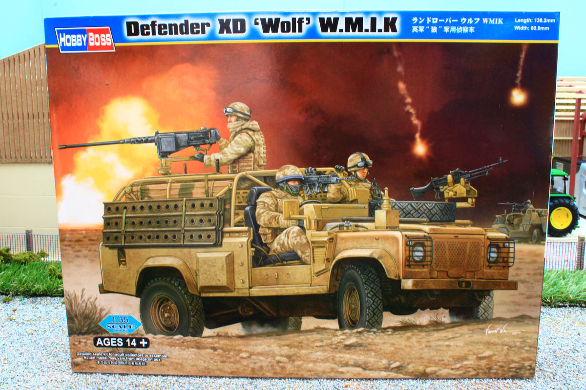 HBB82446 Hobby Boss 1:35 Scale Land Rover Wolf WMIK Kit – Brushwood Toys