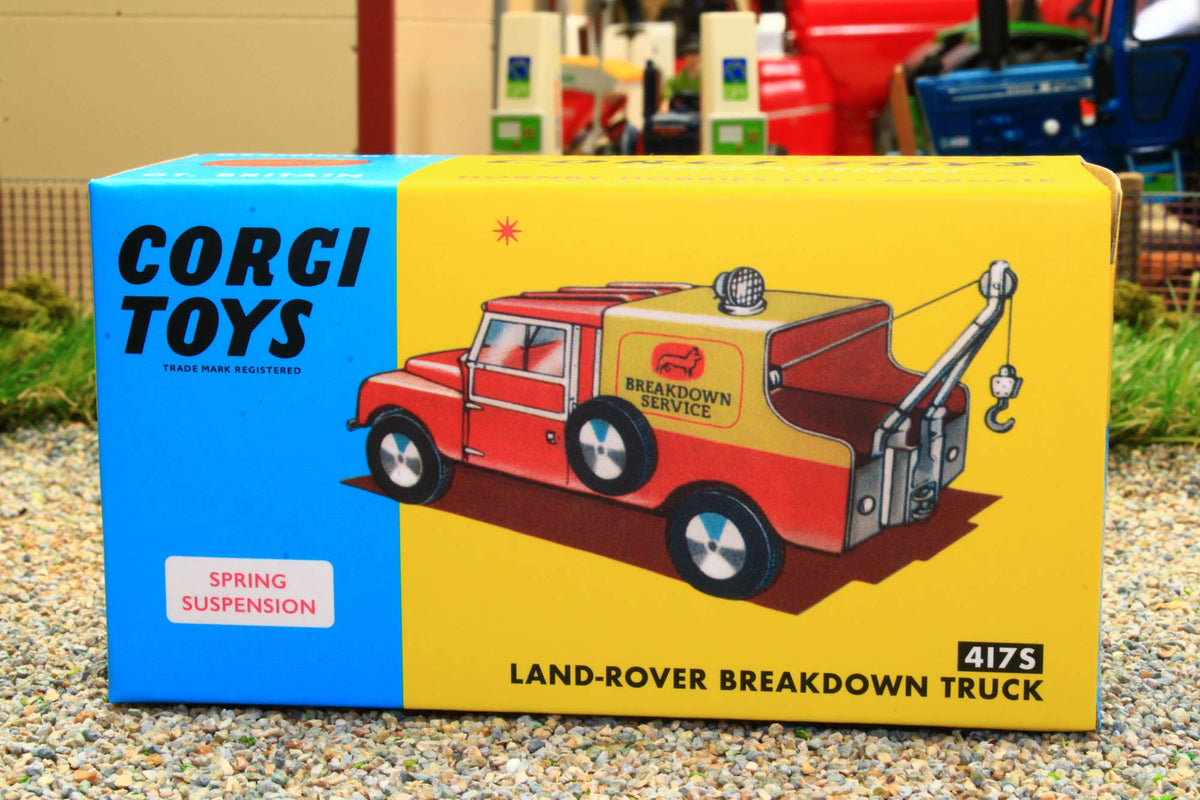 RT41701S Corgi 1:43 Scale Land Rover Breakdown Truck 417S – Brushwood Toys