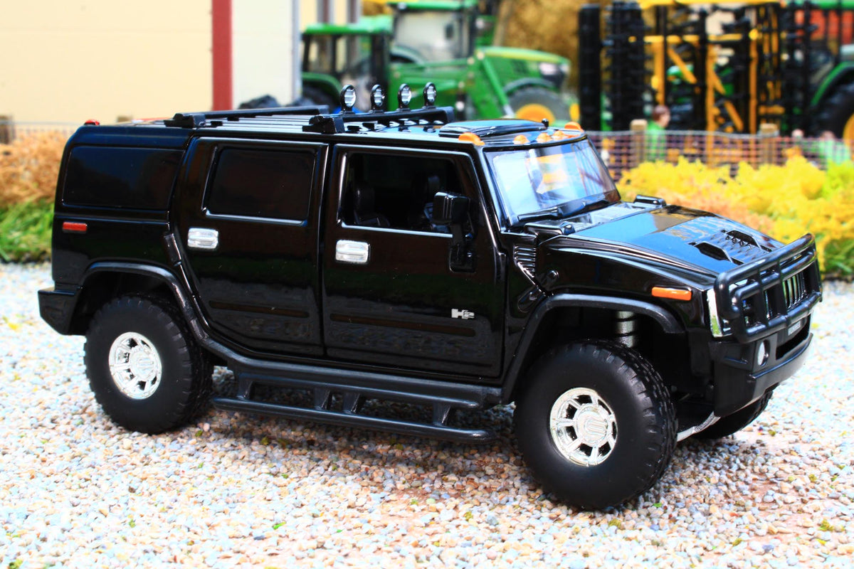 TAY321600010 Tayumo 1:32 Scale Hummer H2 4X4 Vehicle in Black ...