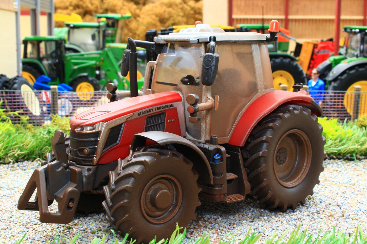 43316(W) Weathered Britains Massey Ferguson 6S-180 Tractor – Brushwood Toys