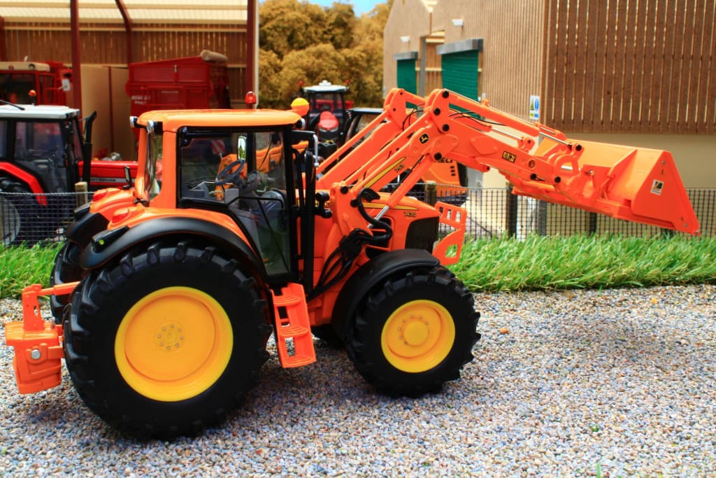 W7342 WIKING JOHN DEERE 7430 INDUSTRIAL TRACTOR WITH LOADER AND ATTACH ...