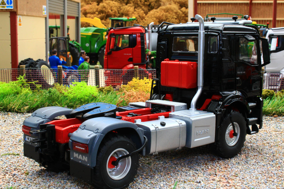 W07651 Wiking MAN TGS 18.510 4x4 2 Axle Lorry Tractor Unit in Black ...